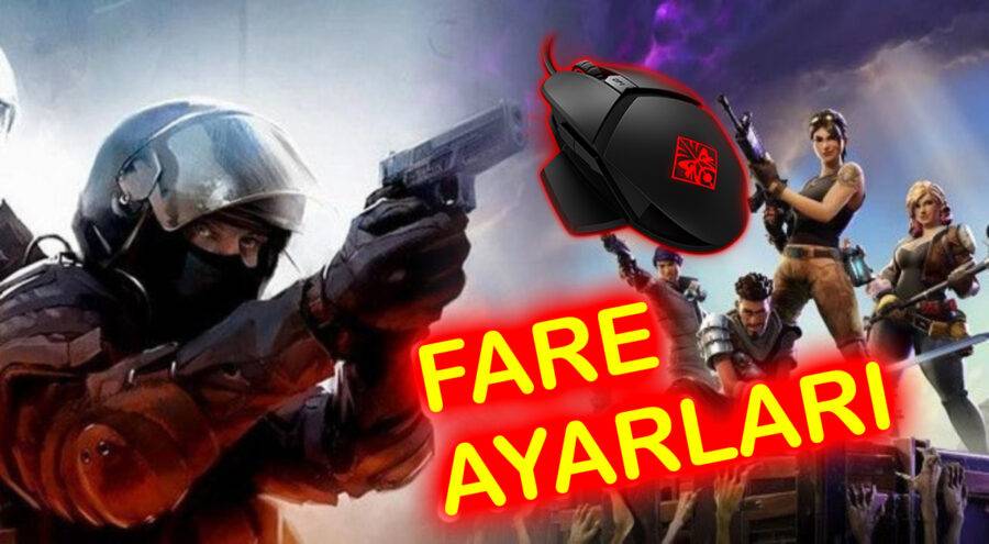 Fare Arayları nasıl Yapılır? CS:GO Fortnite ve lol Pro Oyuncu Mouse ...